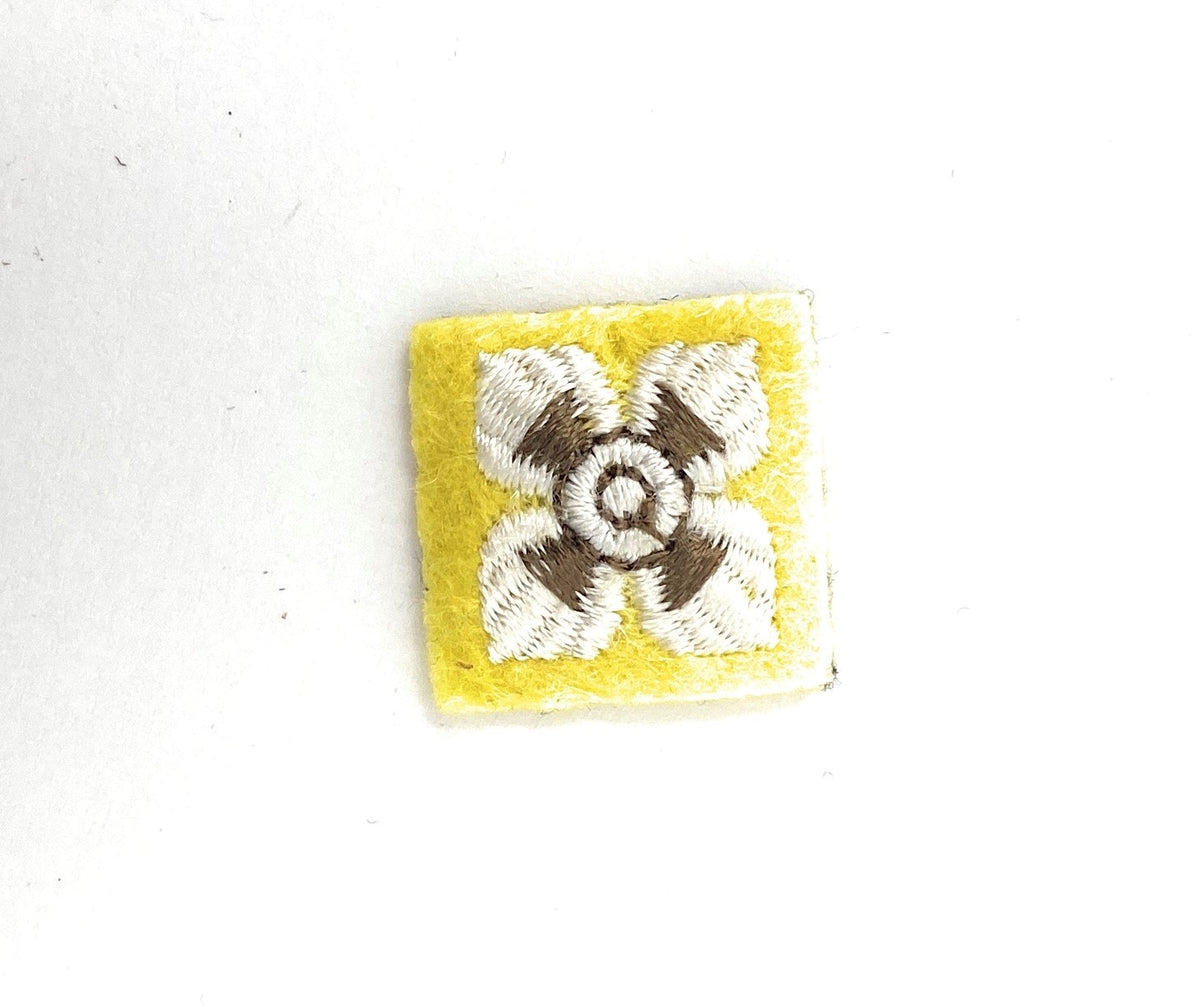 Officers Rank Star - KRH - Primrose Cloth Embroidered 18mm - Pairs ...