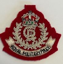 Beret Badge - RMP - Officers - Red B/G - Sil Cut - Tudor Crown ...