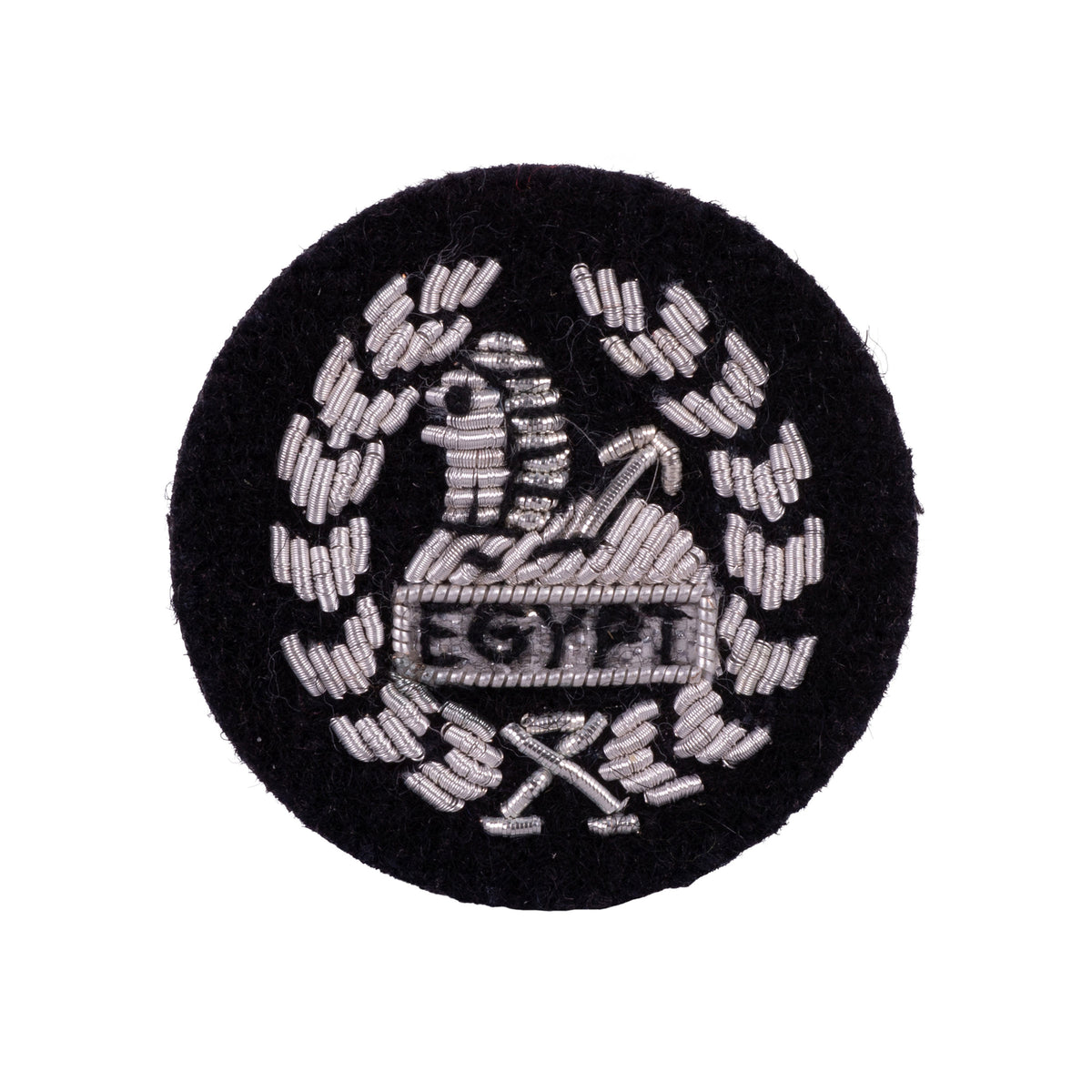 Side Hat Back Badge - The Rifles - B/W Silver & Black – Military.Direct