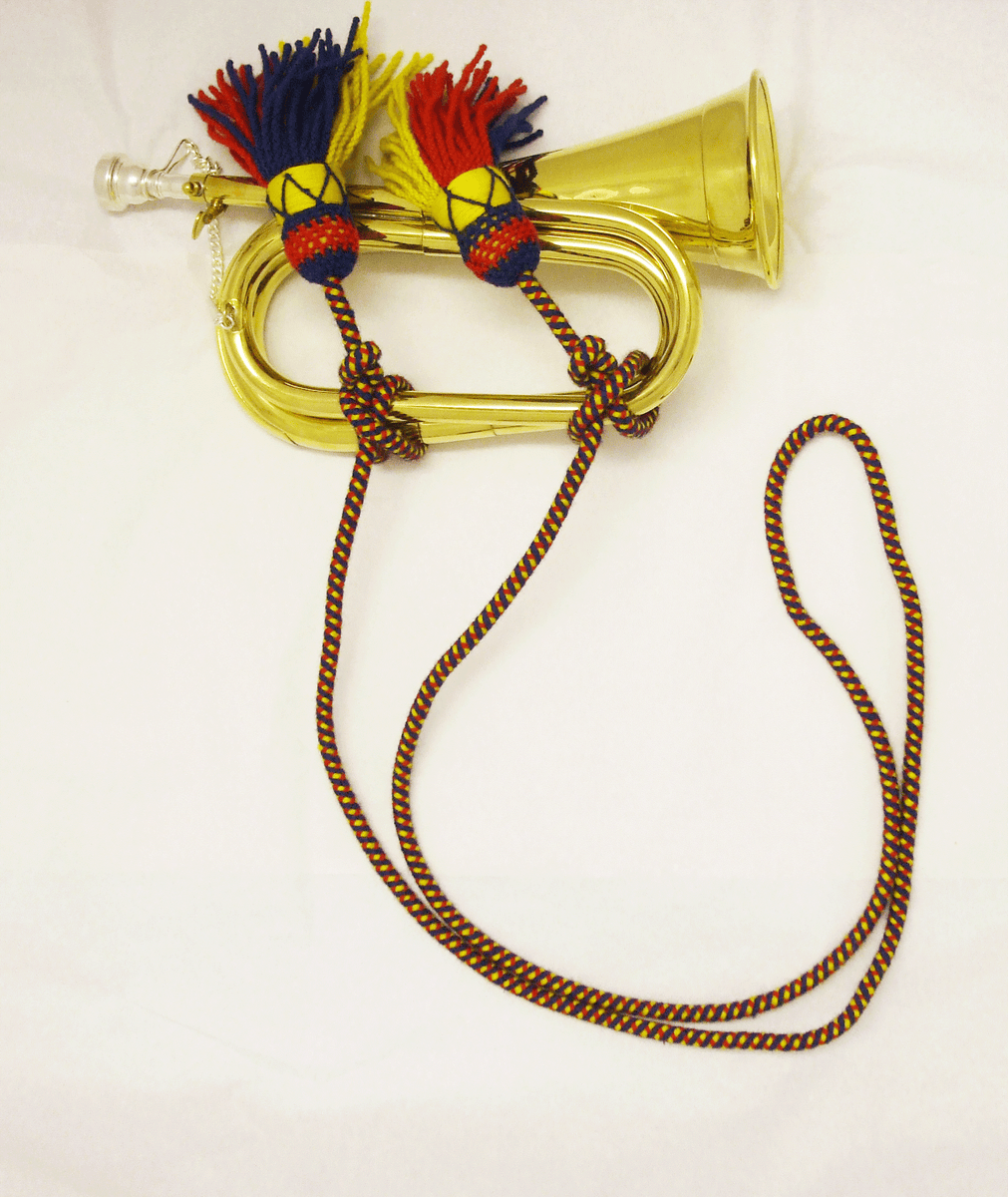 Regulation Bugle Cord, MoD Specifications, Tri colour (Royal Colours o ...