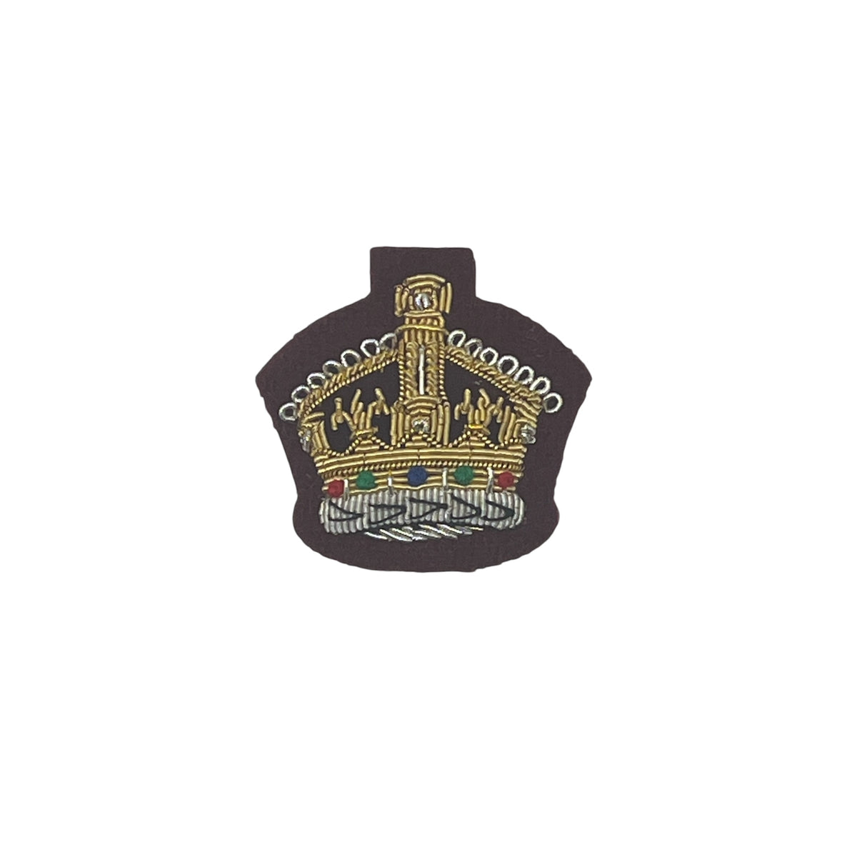 Mess Dress Crowns - WO2 - Crimson 308 Backing - Tudor Crown – Military ...