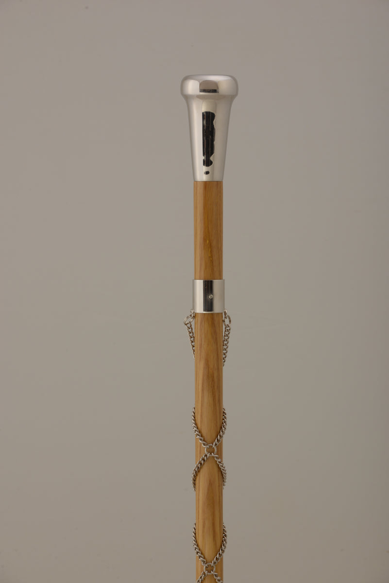 38" Parade Cane - Black Stain - Chain & Collar in Bag – Military.Direct