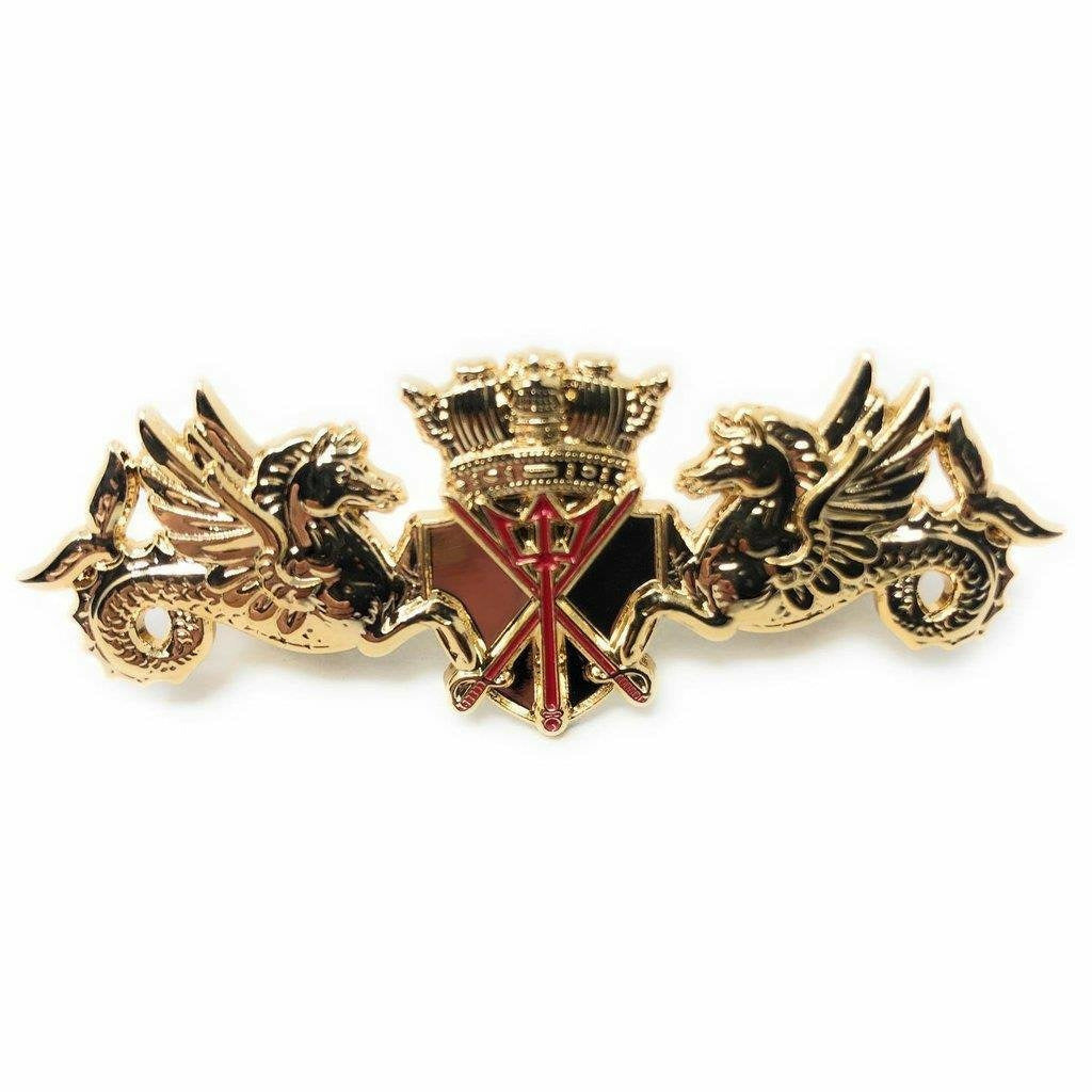 Gold Sea Command Minature Metal Pin - 40mm x 15.1mm -Mess Dress and Ti ...