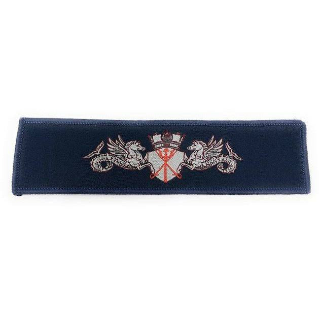 Principal Warfare Officers Woven (RNPCS) "SILVER" Woven badge. 120mm x ...